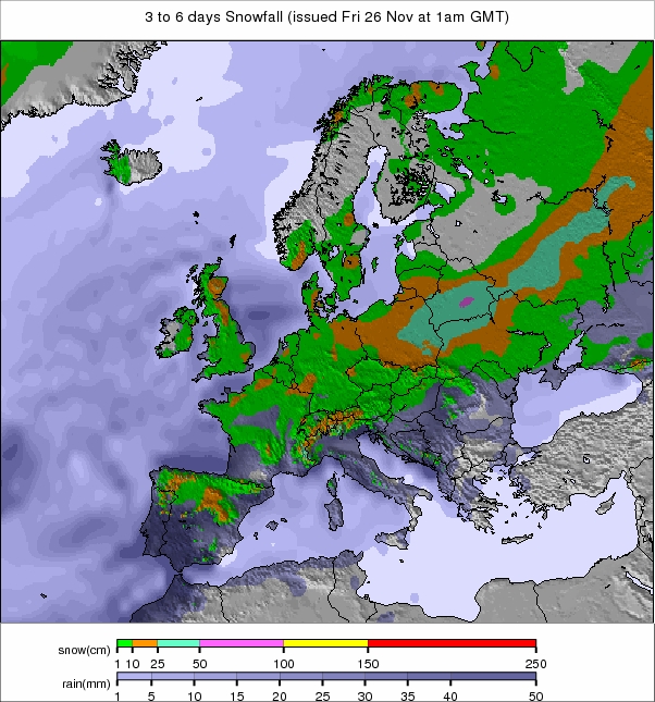 European Snow Forecast | Real Climate Science