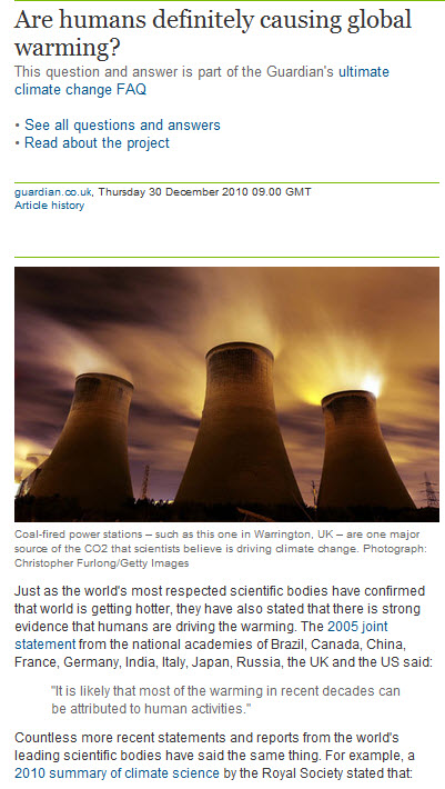 Guardian Writers Think It Is Hot Outside | Real Climate Science