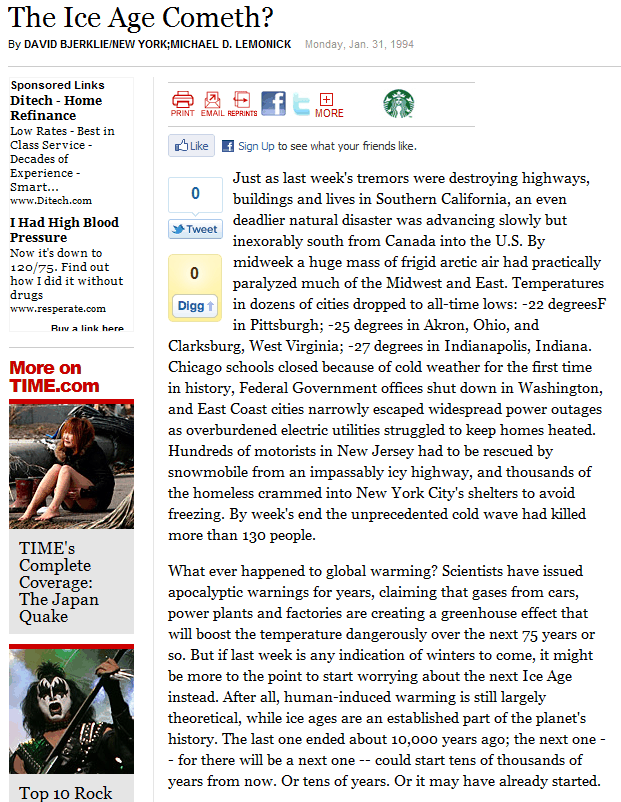 1994 : Time Magazine Warned Of A Coming Ice Age | Real Climate Science