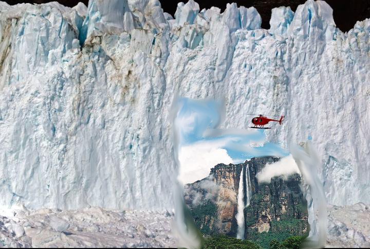 Giant Tropical Waterfall Forms From Melting Greenland Ice | Real ...