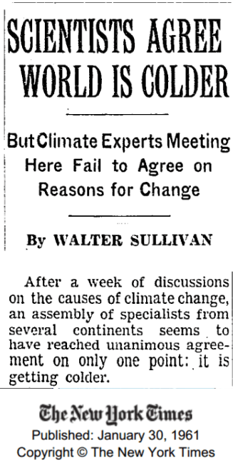 NASA : Hiding The 1970’s Ice-Age Scare | Real Climate Science