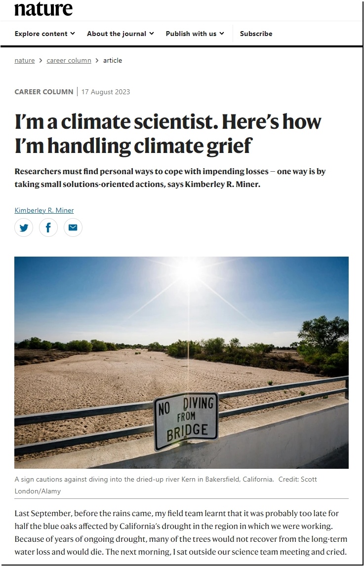 Crying Climate Scientists | Real Climate Science
